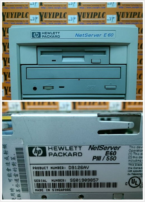 HP NETSERVER E60 / PIII/550 / D9126AV - PLC DCS SERVO Control MOTOR POWER SUPPLY IPC ROBOT